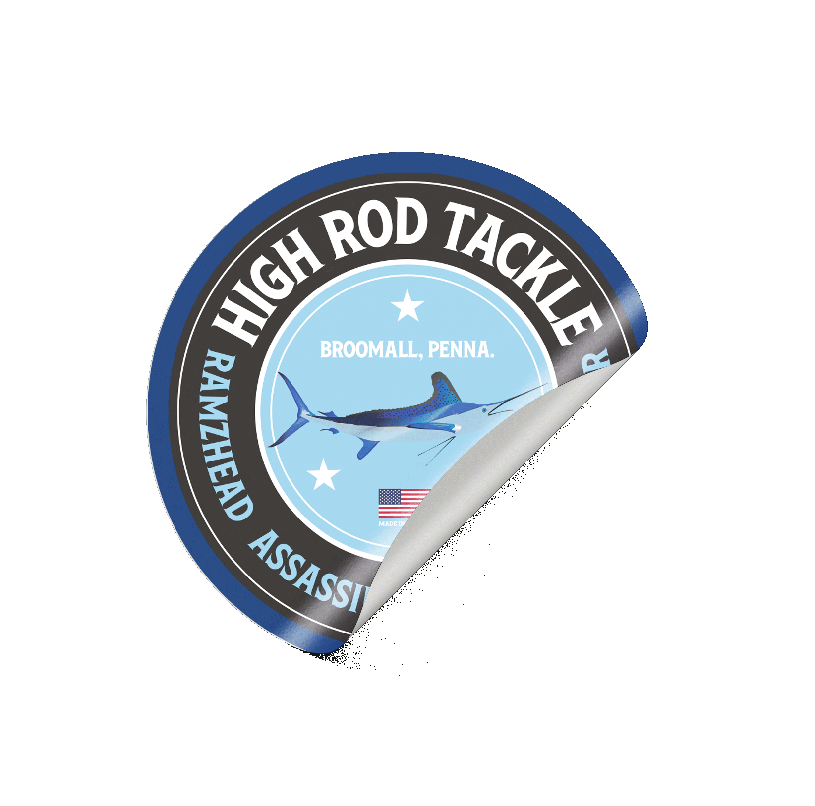 4 Inch Round Sticker – High Rod Tackle 2021